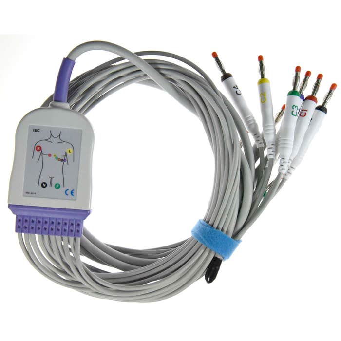 Demo Dose 12-Lead ECG Snap Style SIMcable -For Training Use Only ...