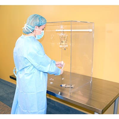 Demo Dose Simulated IV Lab Hood -For Training Use Only – MediTac Kits