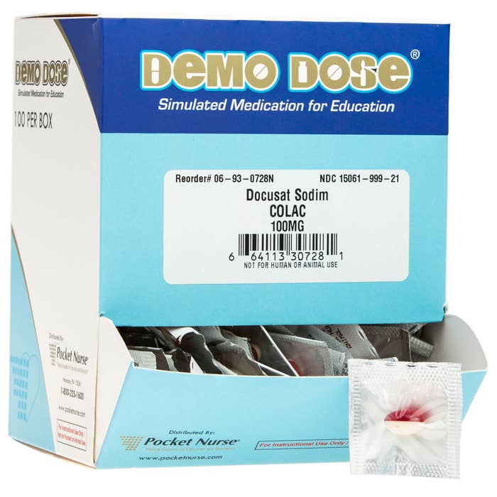 Demo Dose Docusat Sodim (Colac) -For Training Use Only – MediTac Kits