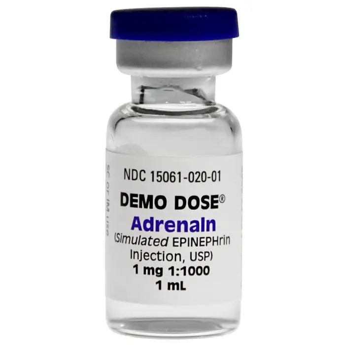 Demo Dose Adrenaln EPINEPHrin Injection 1 mg/mL 1 mL- For Training Use ...